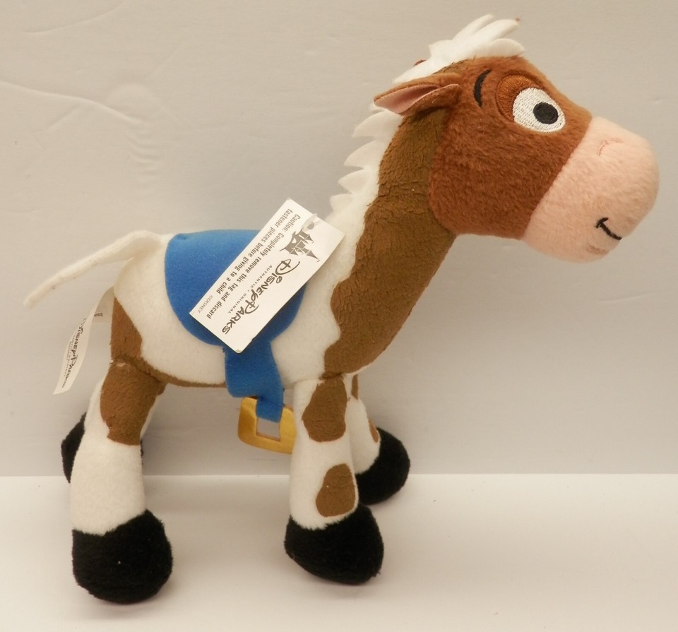 Disney Parks Bullseye Toy Story Race Horse #3 Plush Stuffed Animal ...