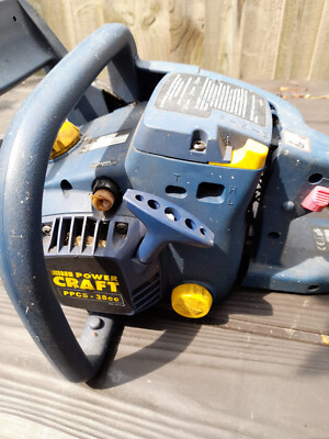 Power Craft PPCS - 38cc blue and yellow ChainSaw | eBay UK