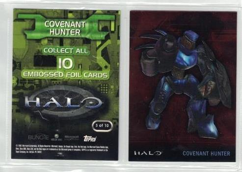 2007 HALO TRADING CARDS EMPOSSED FOIL CARDS 5 of 10 COVENANT HUNTER | eBay