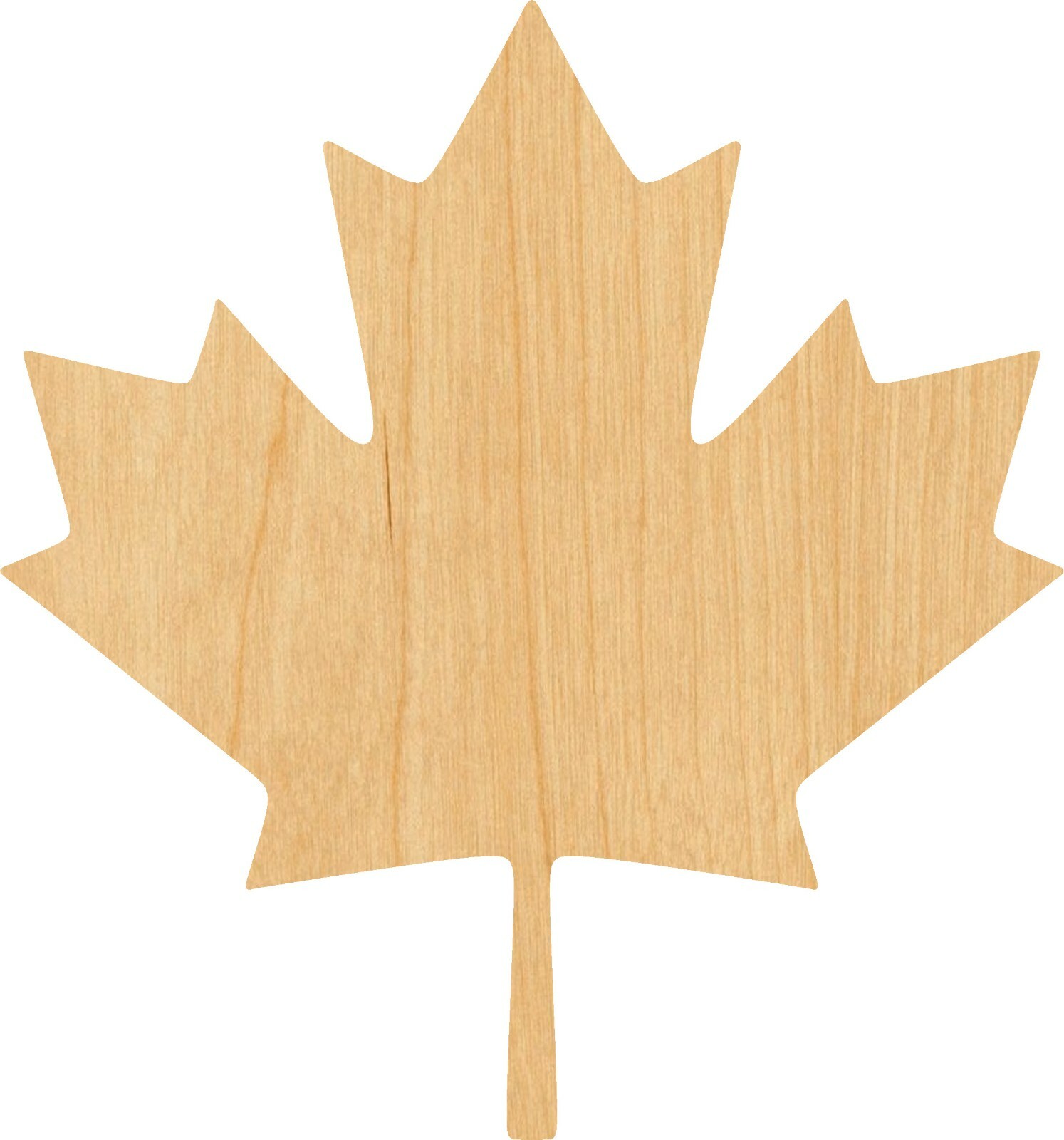 Canadian Maple Leaf Laser Cut Out Wood Shape Craft Supply - Woodcraft ...