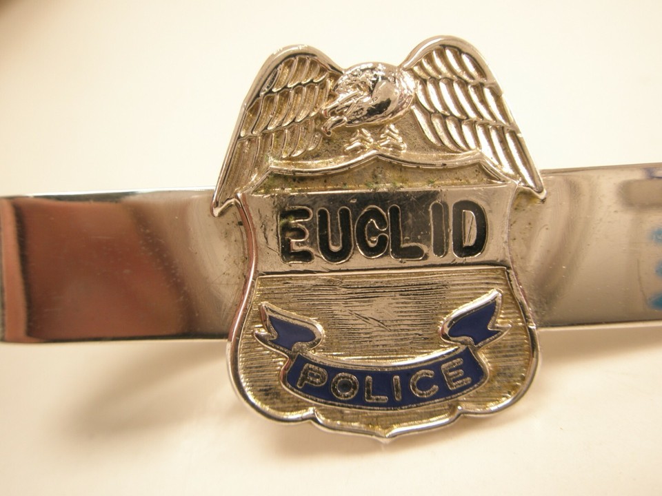 Euclid Police Vintage Tie Bar Clip department badge cop sheriff ohio ...