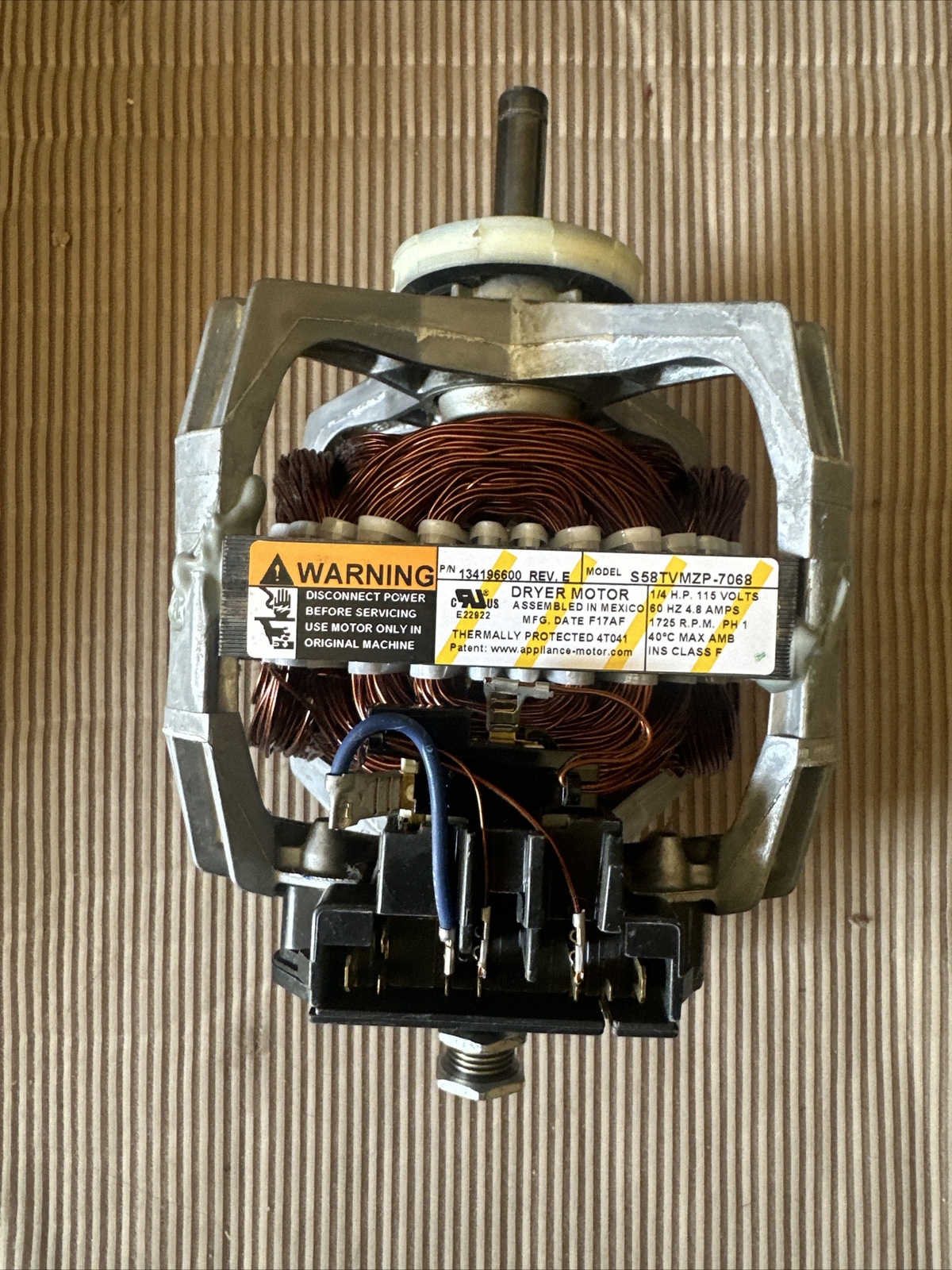 Electrolux, Frigidaire Dryer Motor. Part#134196602 | eBay