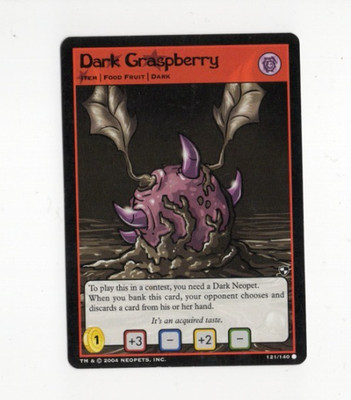 Neopets TCG Battle for Meridell - Dark Graspberry 121/140 - Wizards ...