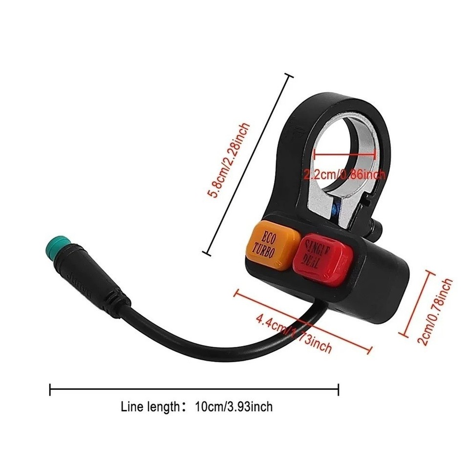 Headlight Control Scooter Switch Wear Resistant ECO Mode For Scooter ...