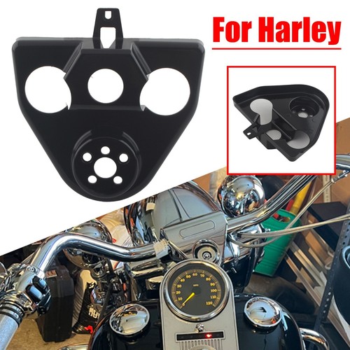 Black Handlebar Riser Cover For Harley Road King 03-13 FLHR Custom ...