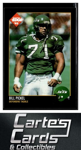 Bill Pickel 1992 Collector's Edge #124 New York Jets | eBay