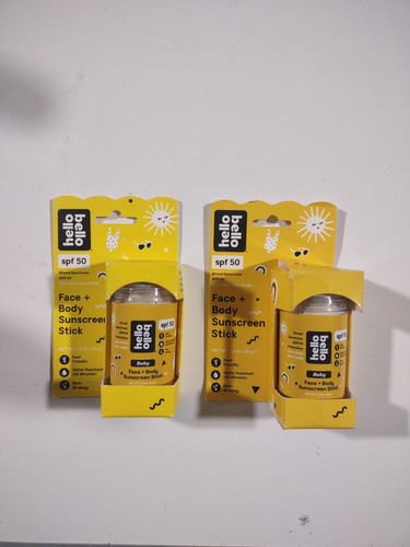 Hello Bello SPF 50 Face + Body Sunscreen Stick - Non Greasy - 2 Sticks ...