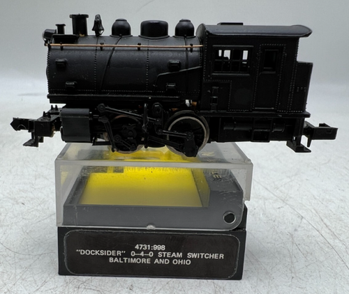 Bachmann N Scale Train 4731 B&O #98 Docksider 0-4-0 Steam Switcher ...