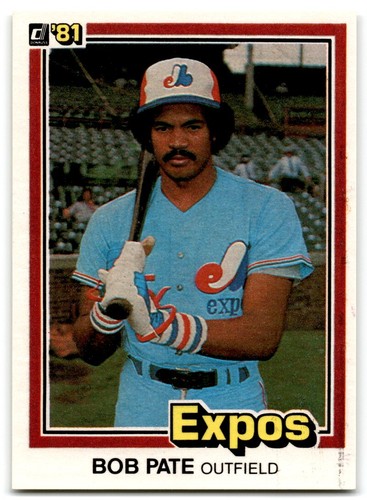 1981 Donruss Bob Pate Rookie Montreal Expos #545 | eBay