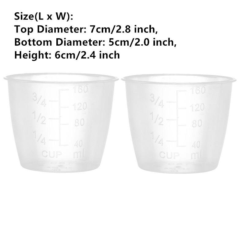 2x Rice Measuring Cups Clear Plastic Kitchen Rice Cooker,Replacement ...