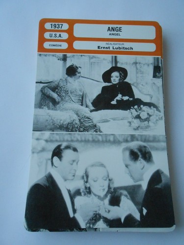 Fiche Cinéma Ange Angel 1937 Ernst Lubitsch Marlène Dietrich | eBay