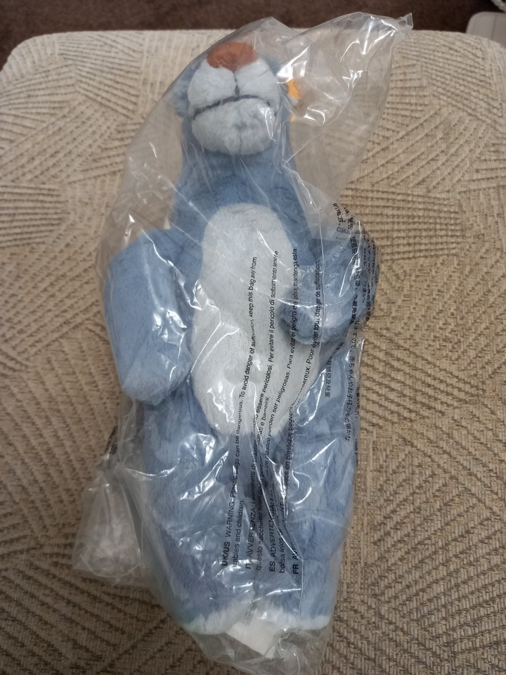 Steiff Disney Jungle book Baloo soft plush blue toy, 12.5", Boxed ...