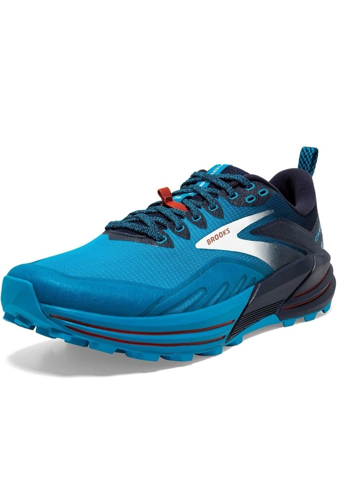 Brooks Cascadia 16 Trail Running Walking Shoe Sneaker Blue Mens Size ...