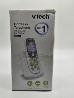 Vtech CS6114 DECT 6.0 Handset Cordless Telephone with Caller ID/Call ...