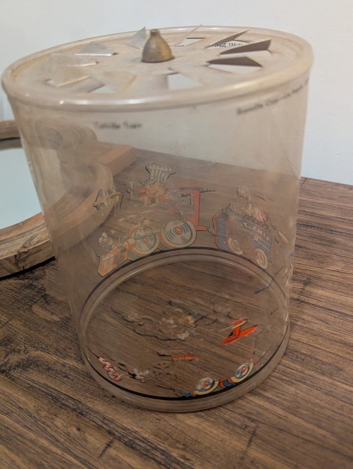 Vintage 1948 Econolite Carousel Motion Lamp Totville Train Light Lamp ...