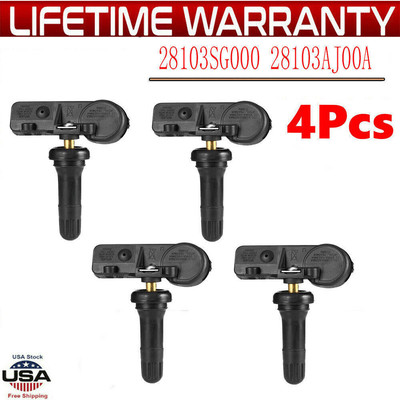 Set of 4 TPMS Tire Pressure Sensor 28103SG000 for Subaru Forester ...
