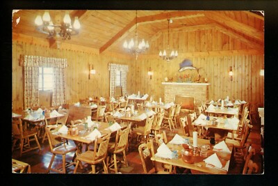 Restaurant postcard New Jersey NJ East Rutherford, Laughey's Pine Room ...