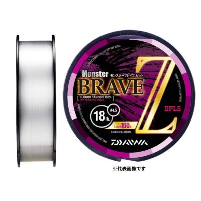 Daiwa Fluorocarbon Line Monster BRAVE Z 160m #4.5 18lb Fishing Line ...