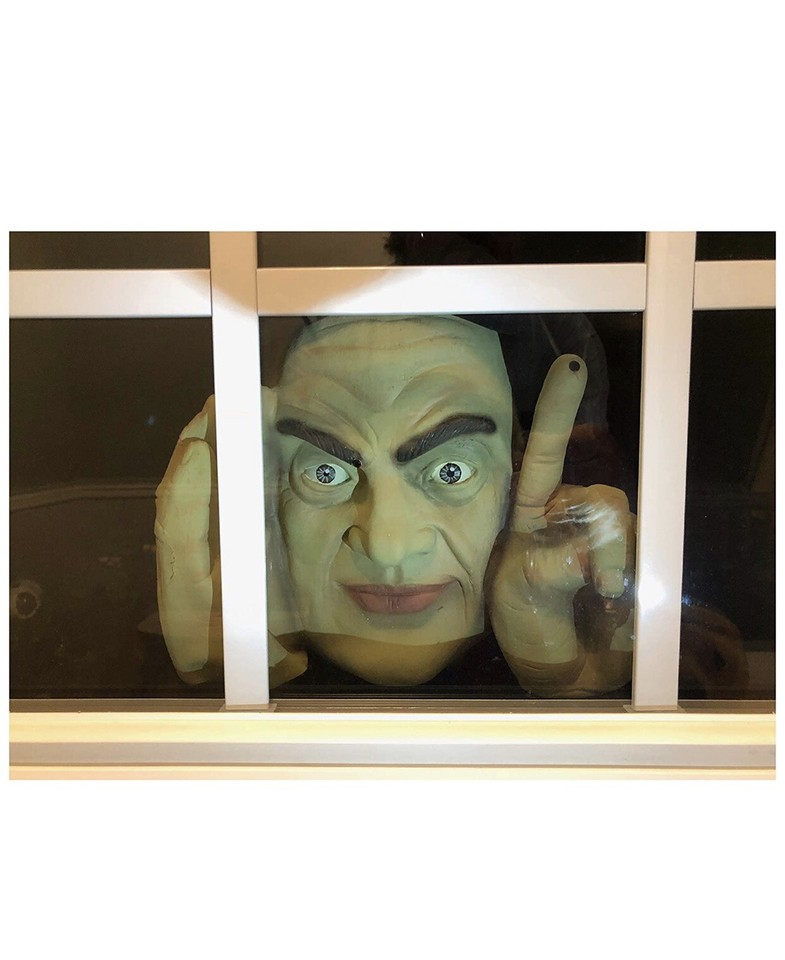 Halloween decoration animated Scary Tapping Peeping Window Prop (a) | eBay