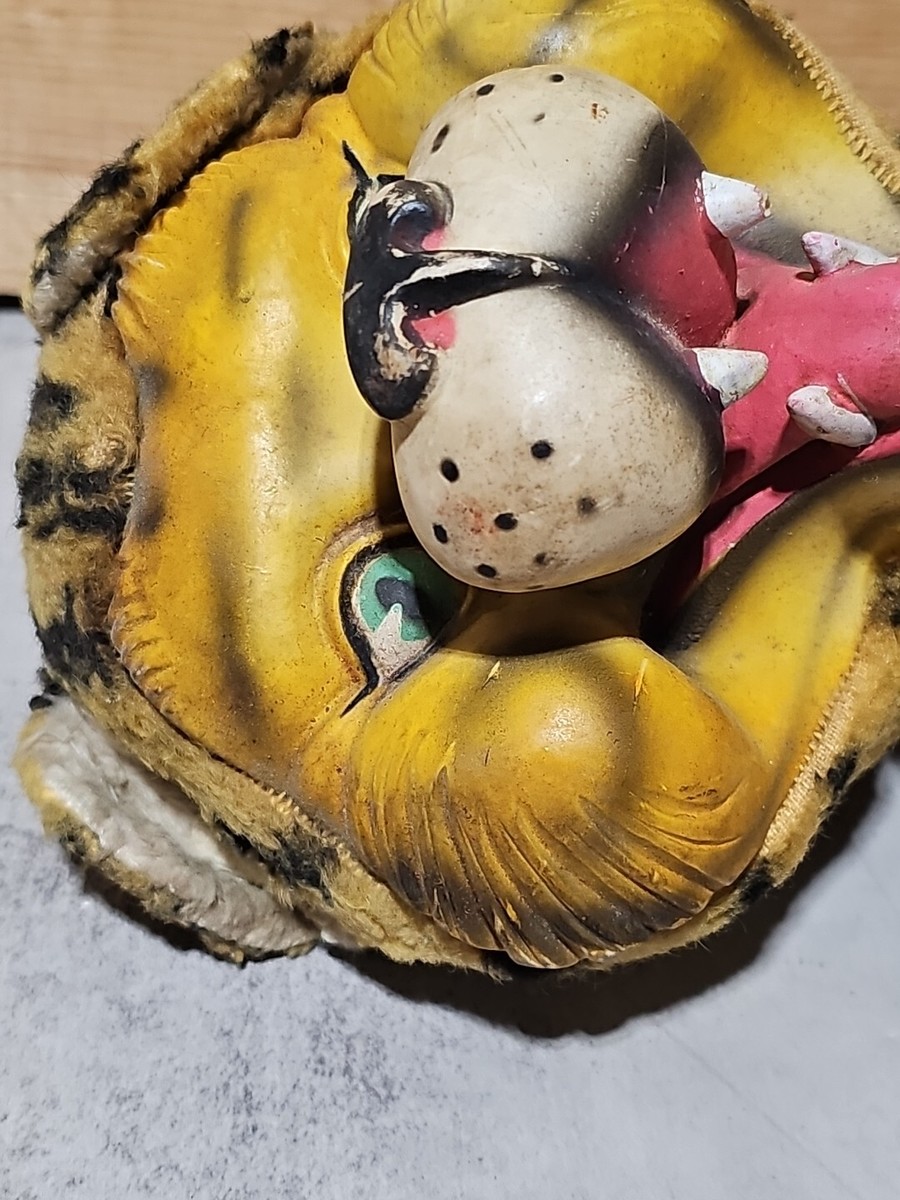 Vintage 50s Rubber Face Tiger Plush By Bijou Toys 17 Vintage 50s Rubber Face Tiger Plush By Bijou Toys 17