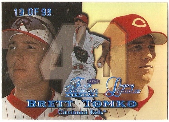 1999 Flair Showcase - Brett Tomko #110L Legacy Collection Row 1 /99 for ...