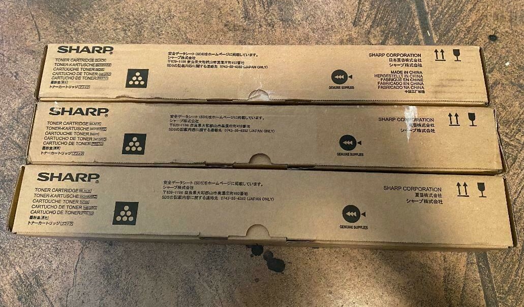 Genuine Sharp MX-C40NTB Black Toner Cartridge for MX-C311/MX-C401/MX ...