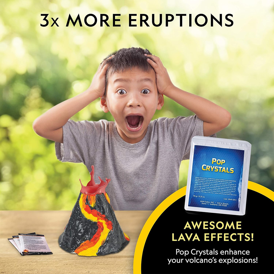 Nat Geo STEM Volcano Science Kit for Kids – Erupting Lava Experiment ...