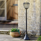 Solar Victorian Style LED Lamp Post Bright 100L Outdoor Light Garden ...