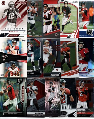 Matt Ryan SUPER 25 count FOOTBALL Card Lot w/ insert INDIANAPOLIS COLTS ...