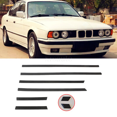 8pcs For BMW 5 SERIES E34 SIDE MOLDING DOOR-FENDER TRIM SET 1989-1995 ...