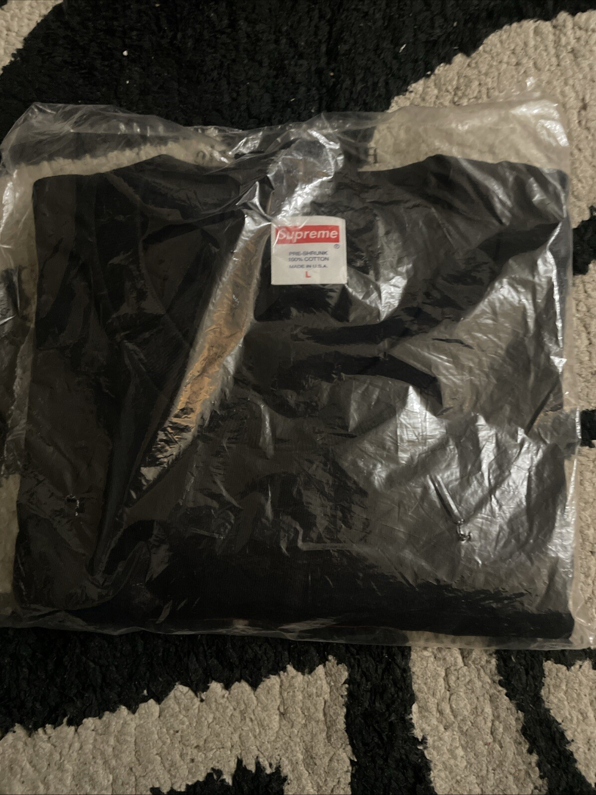 Supreme Shadow Tee Black Mens Size Medium Authentic