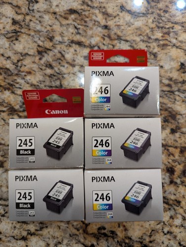 PIXMA Canon 245-246 Ink Black And Color Ink Brand New In Box | eBay