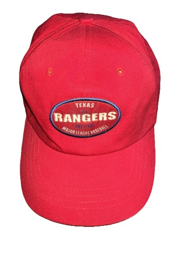 Vintage Texas Rangers Hat StrapBack Trucker MLB Red Cap | eBay
