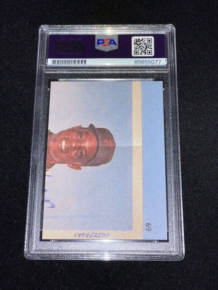 Willie Mays Signed 1984 Renata Galasso Baseball Card Giants HOF PSA ...