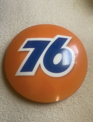 UNION 76 GAS STATION ROUND PLASTIC BUTTON SIGN 17" ACROSS | eBay