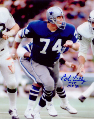 Bob Lilly Dallas Cowboys TCU SIGNED 8x10 Photo COA! | eBay