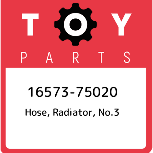 16573-75020 Toyota Hose, radiator, no.3 1657375020, New Genuine OEM ...