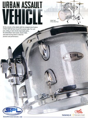 2016 Print Ad of SPL Sound Percussion Labs Street Bop Drum Kit | eBay