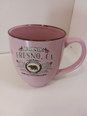 Authentic Fresno , CA All American City Coffee Mug Cup SMALL CHIP ON ...