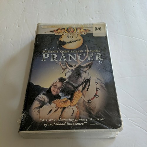 VHS Movie1989 PRANCER w/ Sam Elliott & Cloris Leachman-Clam Shell Case - NEW | eBay