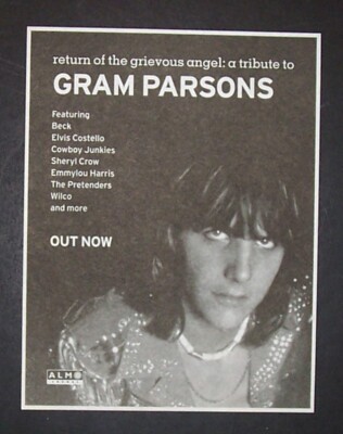 A Tribute To Gram Parsons 1999 Mini Poster Type Ad, Promo Advert | eBay