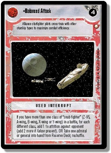 SWCCG: Balanced Attack [Ungraded] Special Edition Star Wars CCG ...