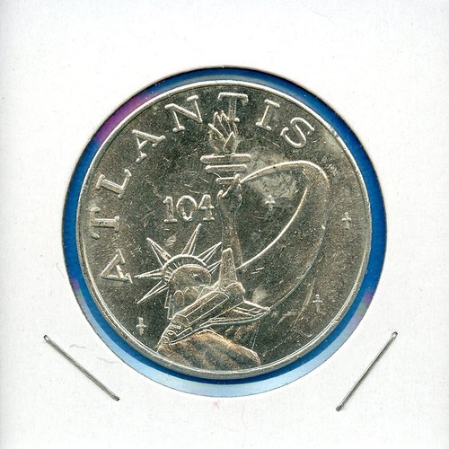 NASA Space Shuttle Atlantis 1992 Launch STS-46 Commemorative 1 1/2 ...