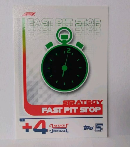 F1 Turbo Attax 2024 - #1 - Fast Pit Stop - Topps | eBay.de