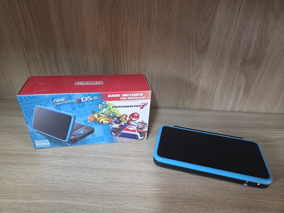 Nintendo 2DS XL Console Black/Turquoise Complete In Box (CIB) with ...