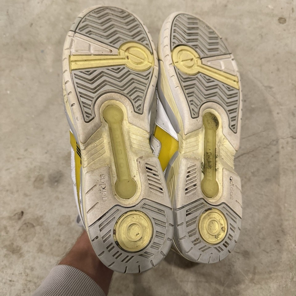 Adidas Torsion Edberg White Yellow Blk Gry EF0149 Mens 11.5 | eBay