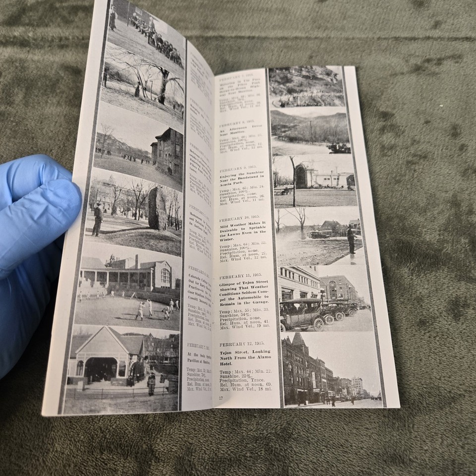 Vintage 1920s Colorado Springs Travel Brochure | eBay