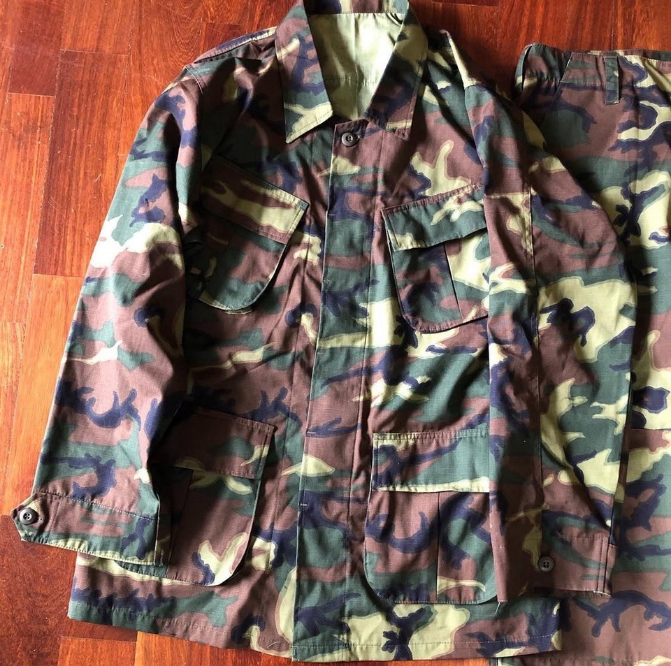 Custom Rare Camo ERDL NYCO Jungle Fatigues BDU Medium Vietnam | eBay