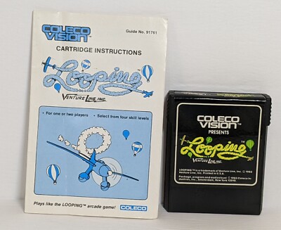 Looping (Colecovision, 1983) Tested Working Includes Manual | eBay