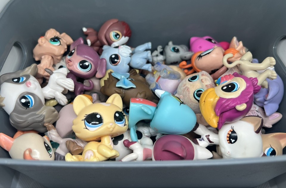 Littlest Pet Shop - Lot of 10 MYSTERY Surprise LPS Figures - NO ...